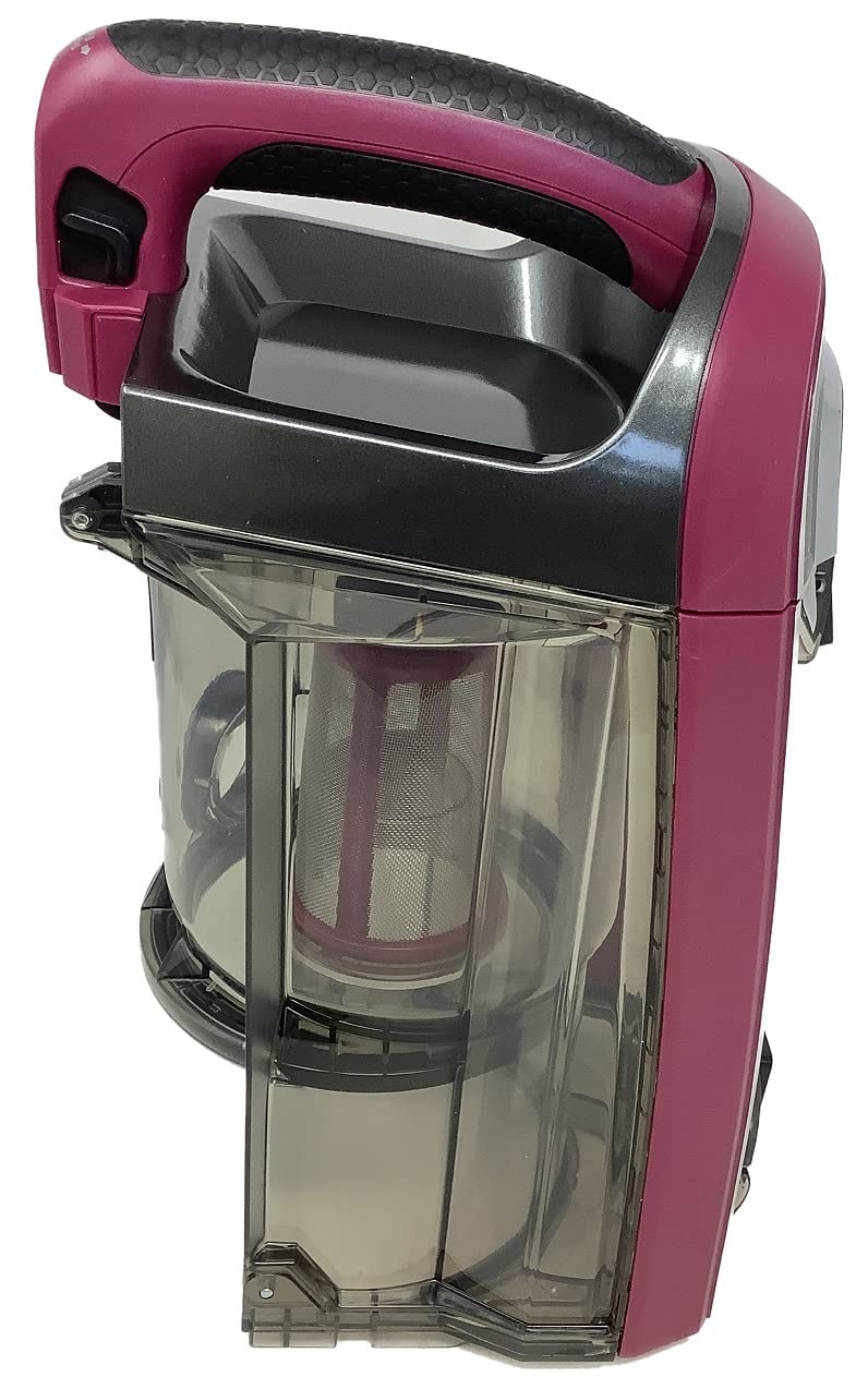 Shark ' Ninja Dust Cup Dirt Bin for APEX AX912 QU922Q QU922QBL QU922QPK QU922QRD QU922QRG DuoClean Self-Cleaning Upright Vacuum, Pink, Clear and Black