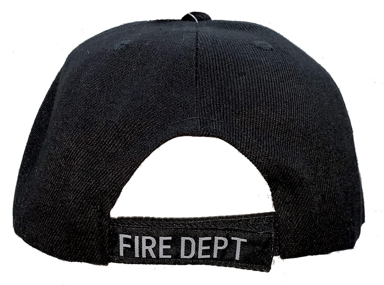 Black Duck Brand Embroidered Fire Department Baseball Hat/Cap (Black) One Size