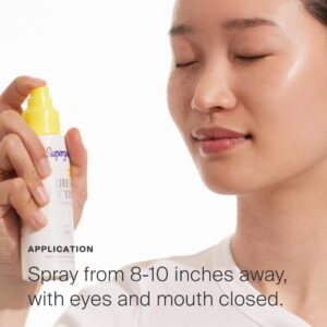 Supergoop! (Re)setting Refreshing Mist, 3.4 fl oz - SPF 40 PA+++ Facial Mist - Sets Makeup, Refreshes UV Protection & Helps Filter Pollution - Light, Natural Scent