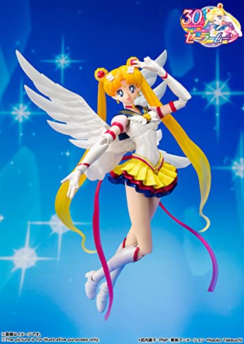 TAMASHII NATIONS - Pretty Guardian Sailor Moon Sailor Stars - Eternal Sailor Moon, Bandai Spirits S.H.Figuarts Action Figure