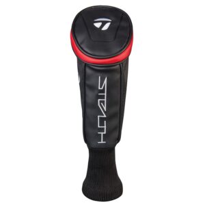 taylormade new golf stealth black/red hybrid/rescue headcover