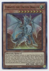 timaeus the united dragon - bach-en003 - ultra rare - 1st edition