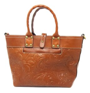 patricia nash tooled analia top handle crossbody tote florence