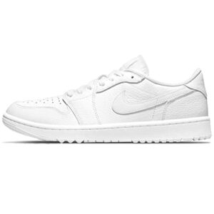 jordan mens air 1 low golf dd9315 101 triple white - size 10