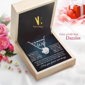 To My Wife Necklace From Husband With Heartfelt Message, To My Soulmate Necklace For Women, Necklace For Wife From Husband, Soulmate Gifts For Her, Birthday Gifts For Wife, Wife Birthday Gift Ideas