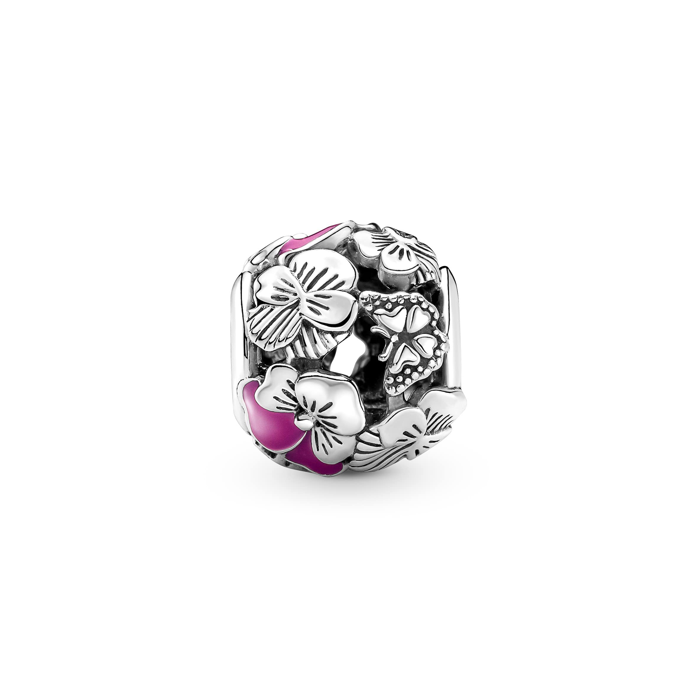 Pandora Pansy Flower Friends Charm