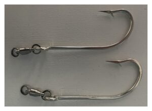 tuna hooks (10/0 o'shaughnessy style long shank swivel hook, qty-2)