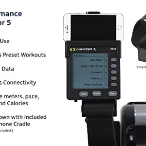 Concept2 Model D Indoor Rowing Machine with PM5 Performance Monitor and Polar H10 ANT+ Heart Rate Monitor, LCD, M-XXL: 26-36" HRM