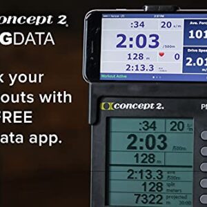 Concept2 Model D Indoor Rowing Machine with PM5 Performance Monitor and Polar H10 ANT+ Heart Rate Monitor, LCD, M-XXL: 26-36" HRM