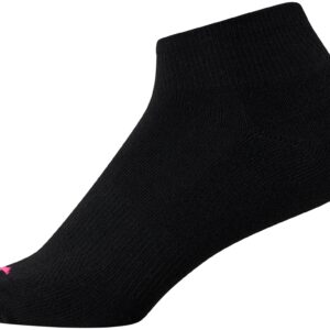 Avia Women's Quarter Socks - 10 Pack Cushioned Athletic Ankle Socks for Women - Women's Moisture Wicking Sports Socks (4-12), Size 4-9, Black