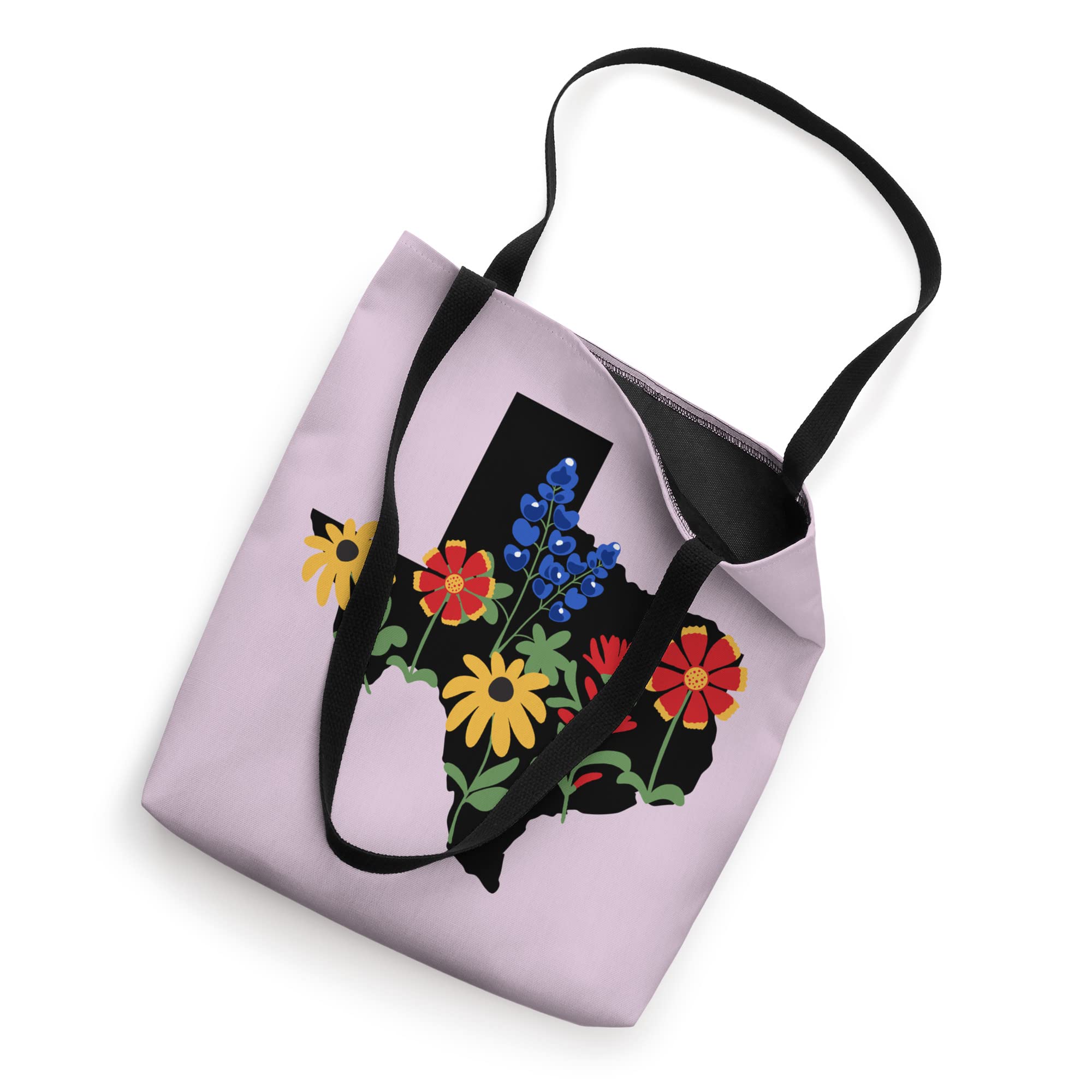 Texas Wildflowers with Bluebonnets Tote Bag