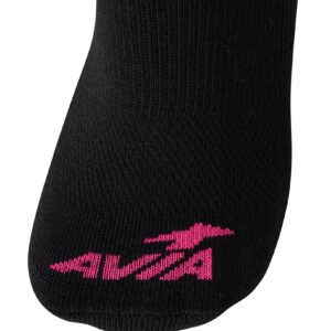 Avia Women's Quarter Socks - 10 Pack Cushioned Athletic Ankle Socks for Women - Women's Moisture Wicking Sports Socks (4-12), Size 4-9, Black