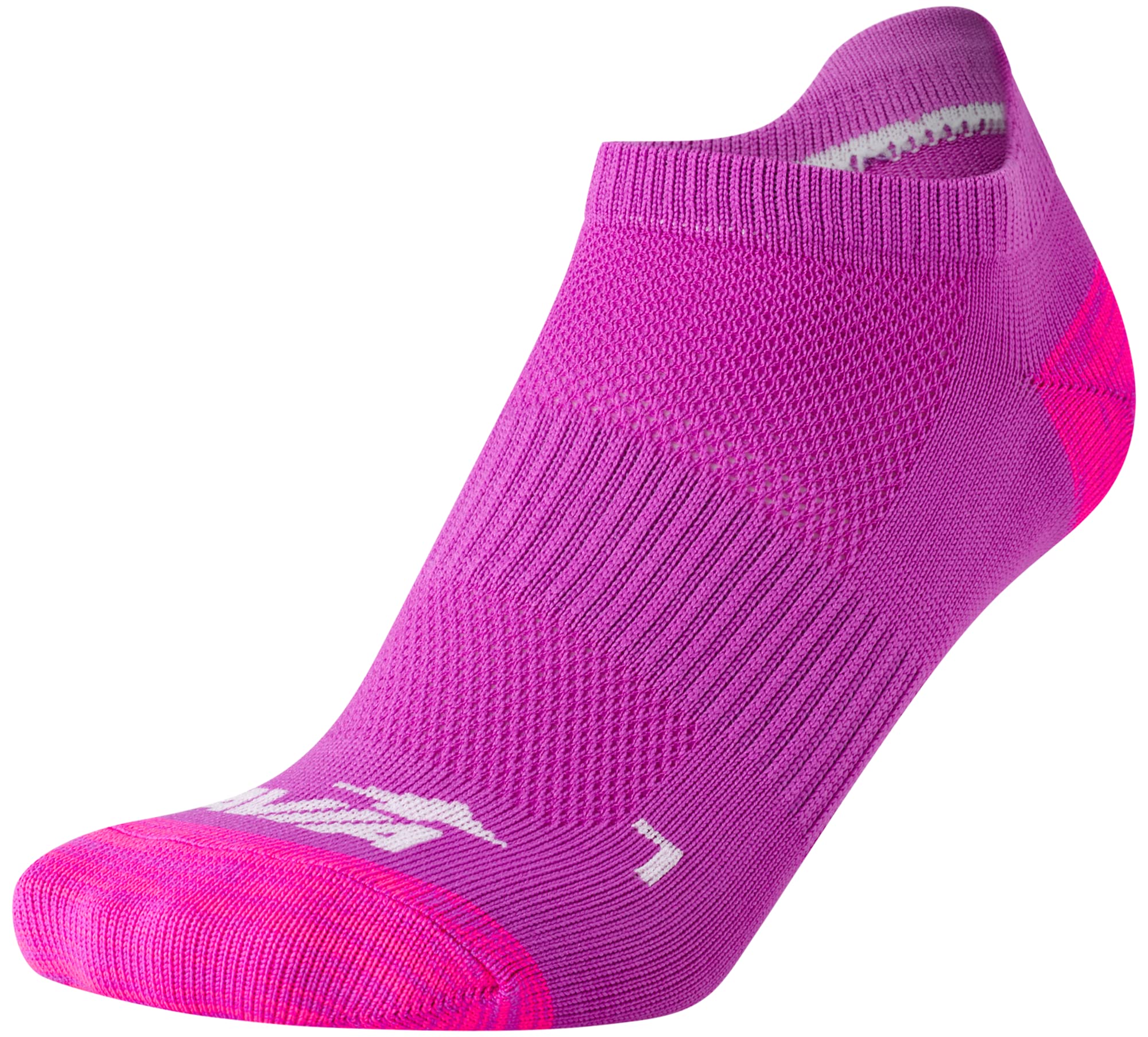 Avia Women's No Show Low Cut Running Socks (6 Pack), Size 4-9, Purple Multi Mesh