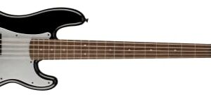 Squier Contemporary 5-String Precision Bass, Black, Laurel Fingerboard