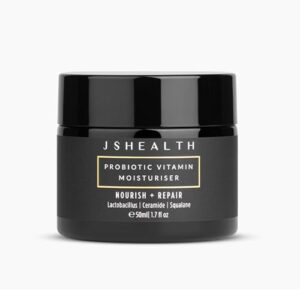 jshealth face moisturizer for women and men - ceramide moisturizer face cream - hydrating face lotion for dry skin with probiotics