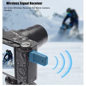 Remote Wireless Camera Shooting Grip and Tripod for Video, Ideal for vlogging Sony A6700, ZV-E10, ZV-E1, ZV-1 II, RX100 VII, A6600, A6400 Canon Camera, Zoom Control Quick Release INKEE IRONBEE