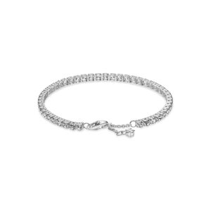 Pandora Sparkling Tennis Bracelet - Sterling Silver & Cubic Zirconia Bracelet for Women Timeless Collection - Gift for Her - 20 cm, No Gift Box