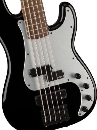 Squier Contemporary 5-String Precision Bass, Black, Laurel Fingerboard