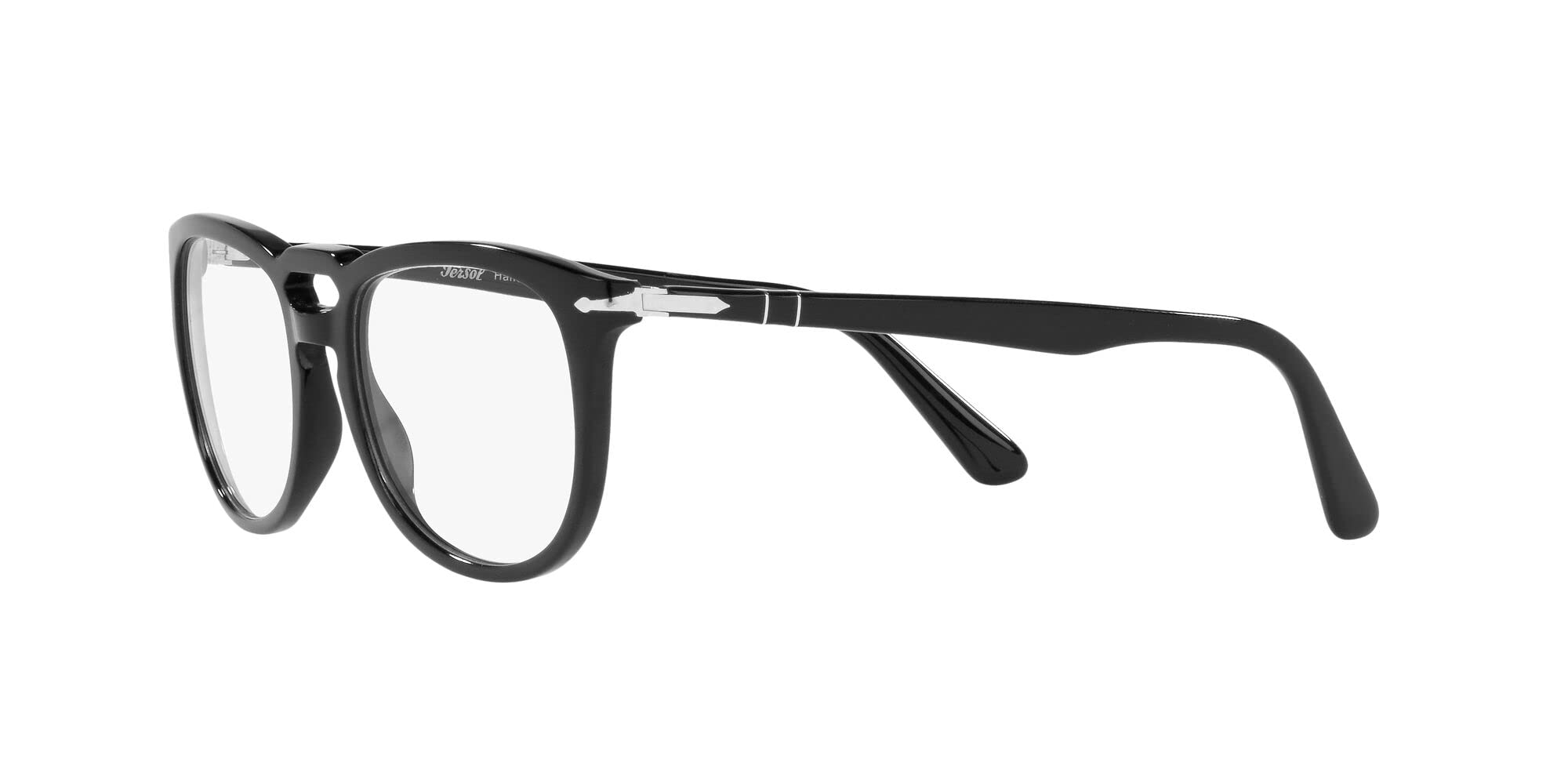 Persol PO3278V Square Prescription Eyewear Frames, Black/Demo Lens, 51 mm