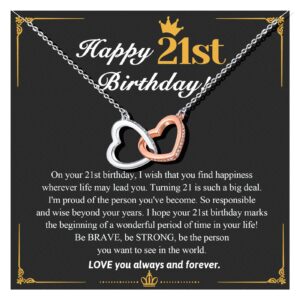 ungent them 21st birthday gifts for her 21 years old birthday gifts ideas necklace 21st birthday decorations for her daughter women