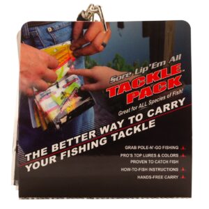 Crappie Magnet Tackle Pack Kit - Fishing Lures, Jig Hooks, Split Shots - Designed to Catch Any Fish Including Bass, Crappie, Trout and More - Portable All Species Fishing Tackle Box