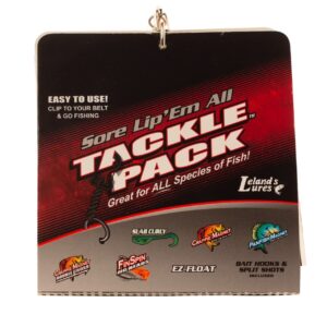 Crappie Magnet Tackle Pack Kit - Fishing Lures, Jig Hooks, Split Shots - Designed to Catch Any Fish Including Bass, Crappie, Trout and More - Portable All Species Fishing Tackle Box