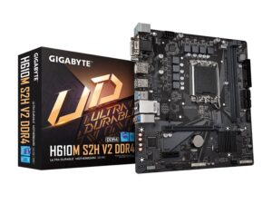 gigabyte h610m s2h ddr4 (h610/ intel lga 1700/ micro atx/ ddr4/ single m.2/ pcie 4.0/ usb 3.2 gen1/ realtek gbe lan/motherboard)