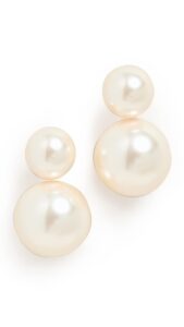 jennifer behr women's iris earring, pearl, off white, one size