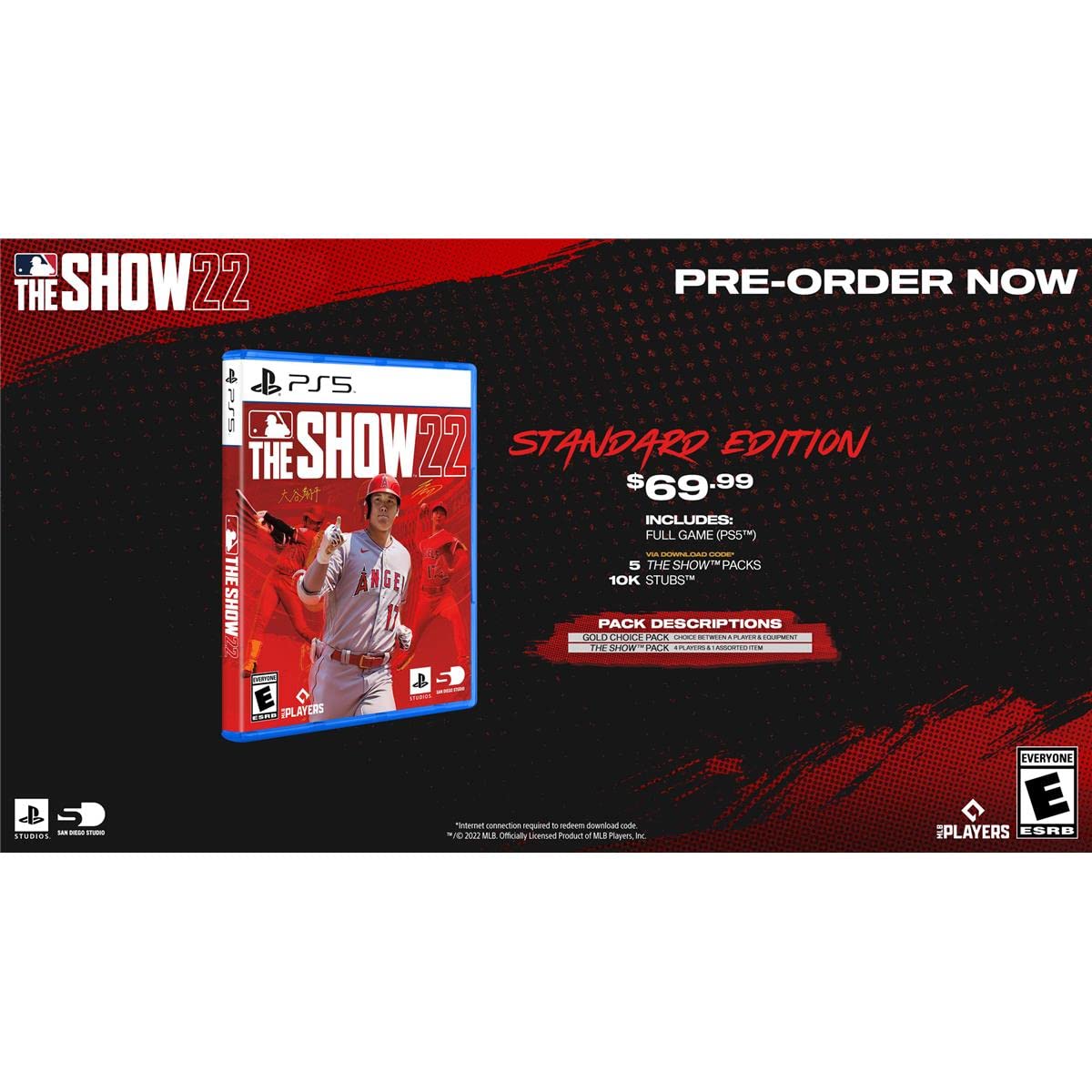 Sony MLB The Show 22 Standard Edition for PlayStation 5