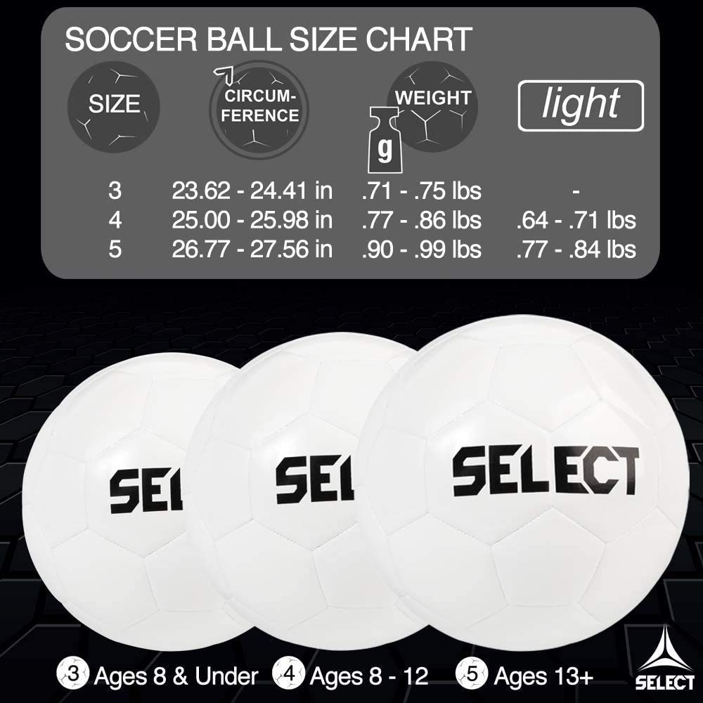 SELECT Viking DB Soccer Ball, White/Red/Green V22, Size 5