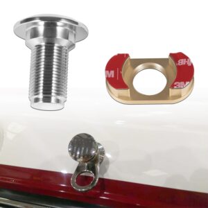 dearchan 3/8'' quick release boat fender receiver marine stainless steel quick-release boat fender receiver lock