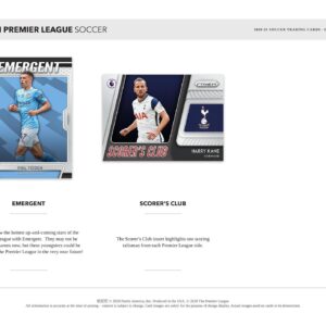 2020/21 Panini Prizm Premier League Soccer Cereal Box