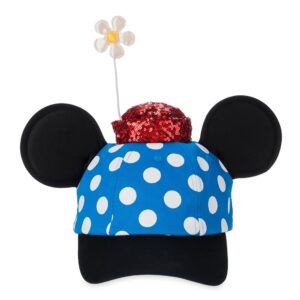 disney minnie mouse ears baseball cap for adults – flower multicolored