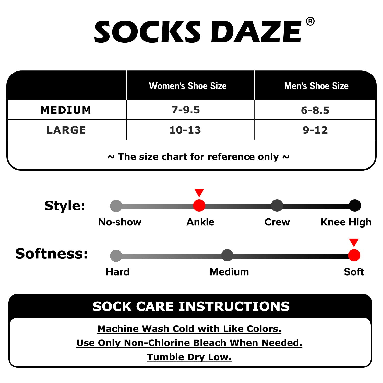 Socks Daze Womens Cushioned Wool Running Hiking Socks, Men's Ankle Low Cut Warm Winter Soft Wool Athletic Heel Tab Socks for Golf Tennis Cycling, 3 Pairs Black, Medium