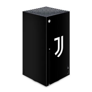 head case designs officially licensed juventus football club logo art matte vinyl sticker gaming skin decal cover compatible with xbox series x console