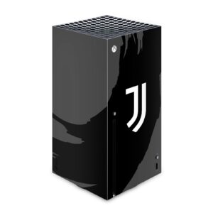 head case designs officially licensed juventus football club sweep stroke art matte vinyl sticker gaming skin decal cover compatible with xbox series x console