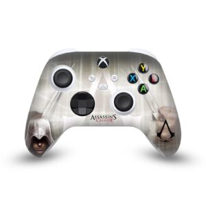 head case designs officially licensed assassin's creed ezio ii graphics vinyl sticker gaming skin decal cover compatible with xbox series x/s controller