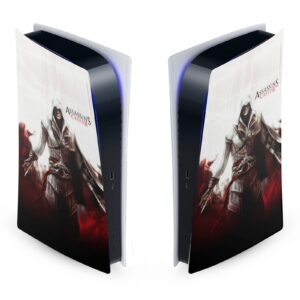 head case designs officially licensed assassin's creed cover art ii graphics vinyl faceplate sticker gaming skin decal cover compatible with sony playstation 5 ps5 digital edition console