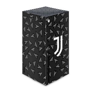 head case designs officially licensed juventus football club geometric pattern art matte vinyl sticker gaming skin decal cover compatible with xbox series x console