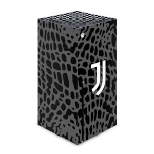 head case designs officially licensed juventus football club animal print art matte vinyl sticker gaming skin decal cover compatible with xbox series x console