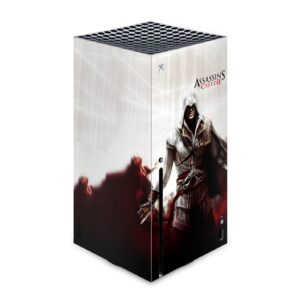 head case designs officially licensed assassin's creed cover art ii graphics matte vinyl sticker gaming skin decal cover compatible with xbox series x console