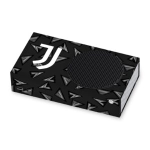 head case designs officially licensed juventus football club geometric pattern art matte vinyl sticker gaming skin decal cover compatible with xbox series s console