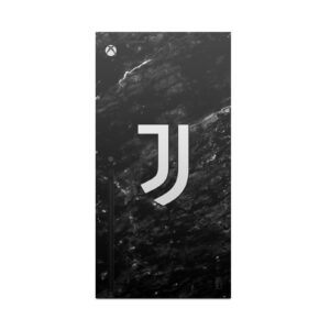 Head Case Designs Officially Licensed Juventus Football Club Black Marble Art Matte Vinyl Sticker Gaming Skin Decal Cover Compatible with Xbox Series X Console and Controller Bundle