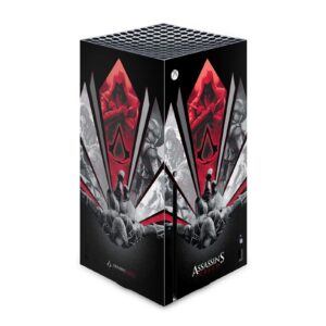 head case designs officially licensed assassin's creed leap of faith graphics matte vinyl sticker gaming skin decal cover compatible with xbox series x console