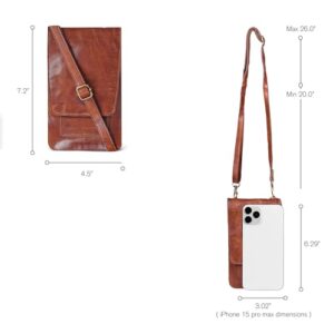 Small Leather Crossbody Bags for Women - Sling Bag for Women - Cell Phone & Card Holder - Women's Wallet Purse