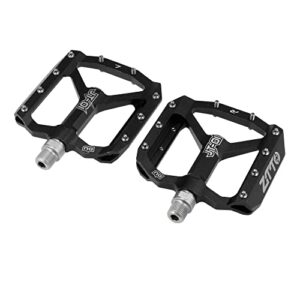 x autohaux 1 pair non slip pedals platform flat bicycle pedals 9/16" for road bikes mtb mountain bike