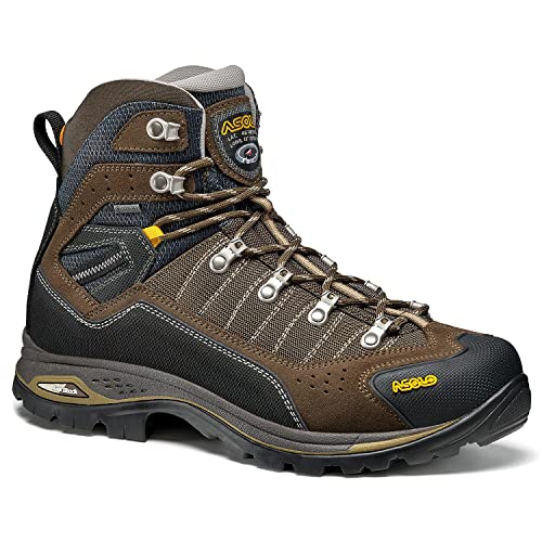 ASOLO Men's Drifter I GV EVO Light Hiking and Trekking Boots (Dark Brown/Brown, 14)