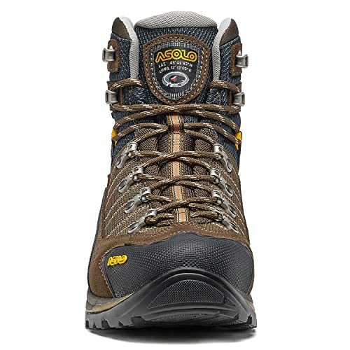 ASOLO Men's Drifter I GV EVO Light Hiking and Trekking Boots (Dark Brown/Brown, 14)