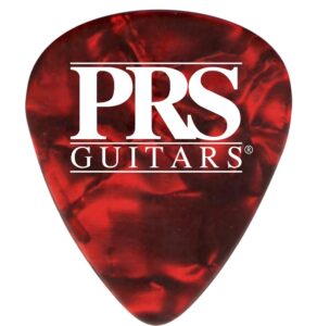 prs celluloid picks red tortoise thin 12-pack