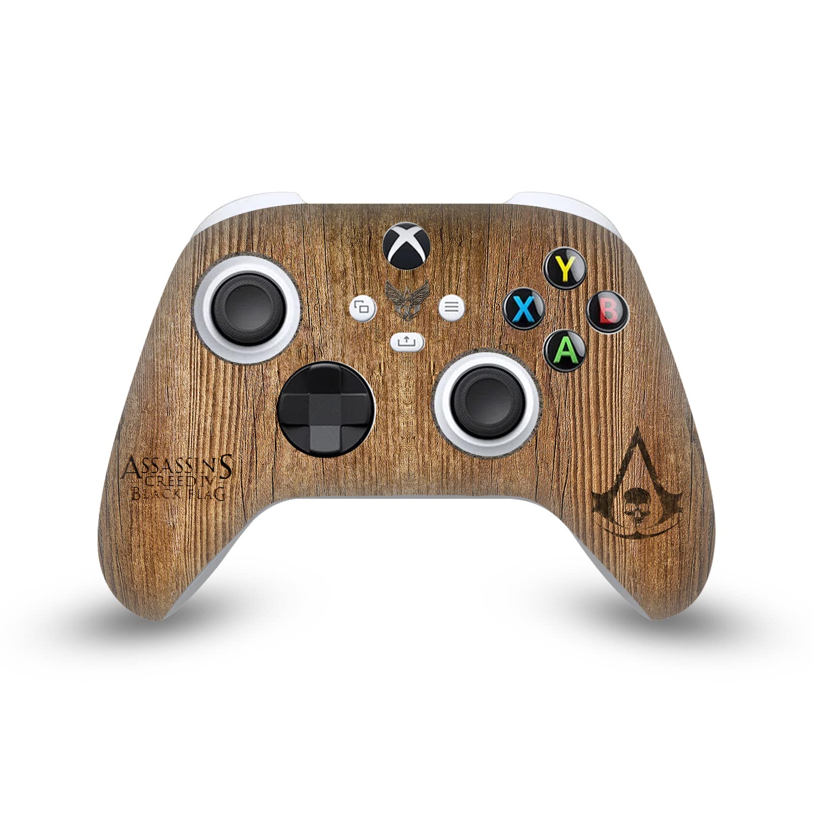 Head Case Designs Officially Licensed Assassin's Creed Wood and Metal Chest Black Flag Graphics Matte Vinyl Sticker Gaming Skin Decal Cover Compatible with Xbox Series X Console and Controller Bundle